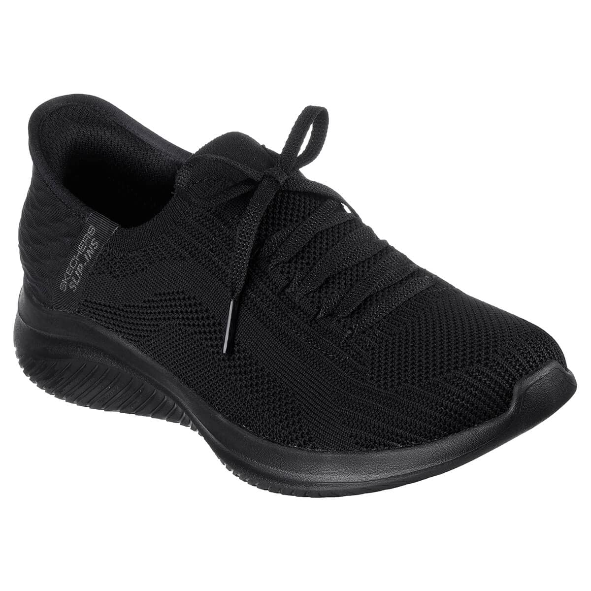 Skechers Sport Women's Women's Hands Free Slip-Ins Ultra Flex 3.0-Brilliant Path Sneaker, Black/Black, 7.5