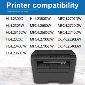 TN660 HL-L2300D TN-630 Toner Cartridge: Standard Yield Compatible TN630 Toner Cartridge Replacement for Brother HL-L2320D DCP-L2540DW HL-L2340DW MFC-L2720DW Printer (Black, 1 Pack)