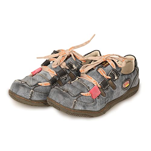 TMA EYES Women's Patchwork Leather Walking Sandal Shoes