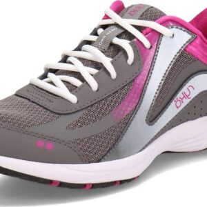 Ryka Women's Dash Pro Walking Shoe Grey/Pink 9 M