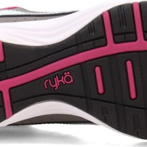 Ryka Women's Dash Pro Walking Shoe Grey/Pink 9 M