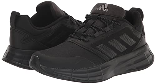 adidas Women's Duramo Protect Running Shoe, Black/Black/Carbon, 9