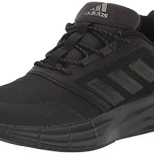 adidas Women's Duramo Protect Running Shoe, Black/Black/Carbon, 9