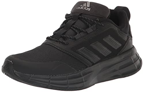 adidas Women's Duramo Protect Running Shoe, Black/Black/Carbon, 9