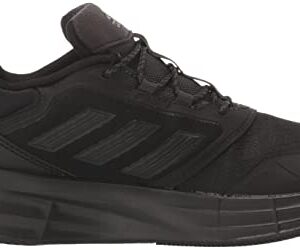 adidas Women's Duramo Protect Running Shoe, Black/Black/Carbon, 9