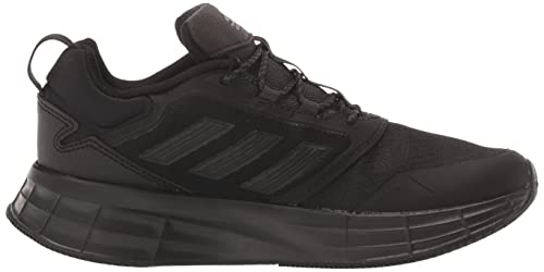 adidas Women's Duramo Protect Running Shoe, Black/Black/Carbon, 9