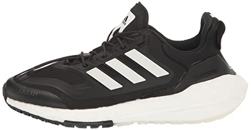 adidas Women's Ultraboost 22 Cool.RDY Running Shoe, Black/White/Grey, 8.5