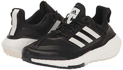 adidas Women's Ultraboost 22 Cool.RDY Running Shoe, Black/White/Grey, 8.5