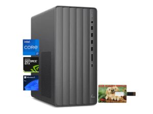 hp envy desktop, intel core i7, windows 11, 32gb ram, 1tb ssd, geforce gtx 1660 super, wi-fi 6, bluetooth, rj-45, hdmi, 32gb durlyfish usb card