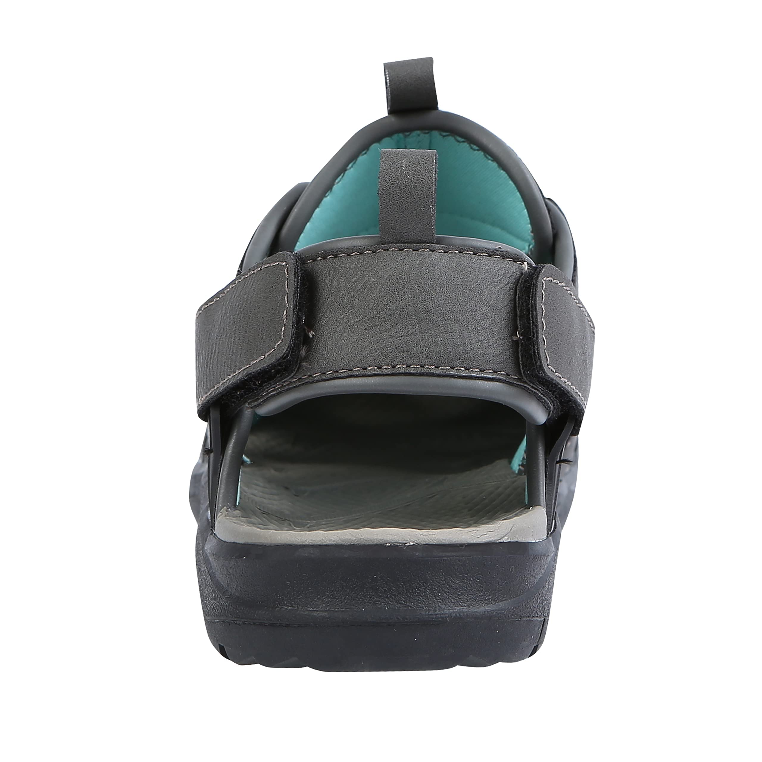 Northside Women's Burke 3.0 Sport Sandal, Dark Gray/Aqua-077, 9