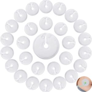 28 packs g tube pads holder abdominal g tube button pads soft g tube covers absorbent g tube pads feeding tube accessories peg tube supplies feeding tube pads cotton pads for nursing care(white)