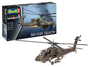 revell 03824 ah-64a apache 1:72 scale unbuilt/unpainted plastic model kit