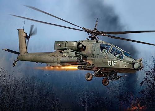 Revell 03824 AH-64A Apache 1:72 Scale Unbuilt/Unpainted Plastic Model Kit