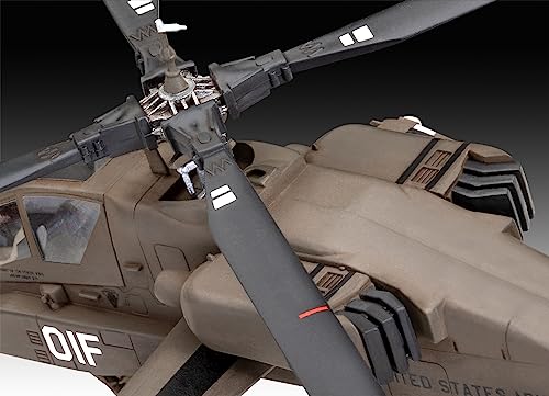 Revell 03824 AH-64A Apache 1:72 Scale Unbuilt/Unpainted Plastic Model Kit