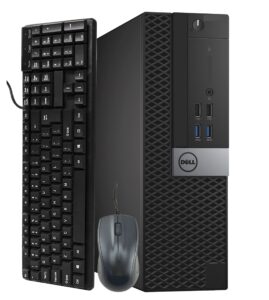 dell optiplex 5040 small form computer desktop pc, intel core i5-6500 3.20ghz processor, | 16gb ram, 256gb ssd | hdmi, amd radeon rx-550 4gb graphics, wireless wifi, windows 10 (renewed)