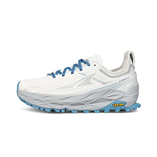 ALTRA Women's Olympus 5 Trail Running Shoe White/Blue