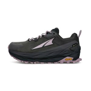 altra women's al0a7r76 olympus 5 low gtx trail running shoe, gray/black - 7.5 m us