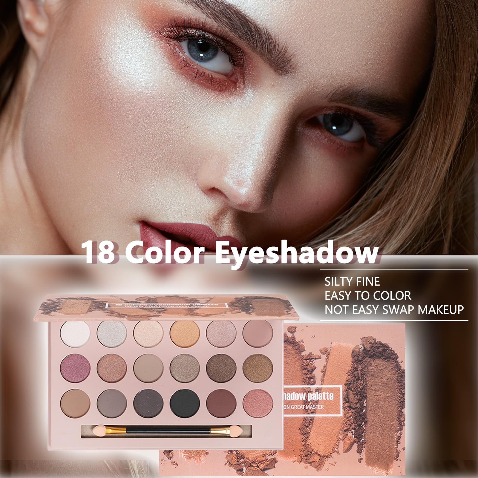 Makeup Kits Makeup Set for Teens Women Full Kit Makeup Kit for Women 20 Color Eyeshadow Palette Foundation Face Primer Lipgloss Mascara Eyeliner Makeup Brushes Gift Make up Kit