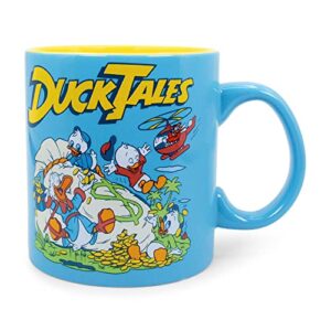 disney ducktales money bags ceramic mug | holds 20 ounces