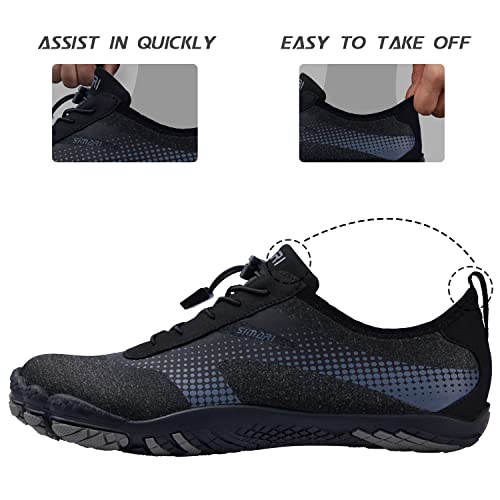 SIMARI Water Shoes Quick Dry Barefoot Aqua Beach Swim Boating Surf Walking Hiking for Women Men