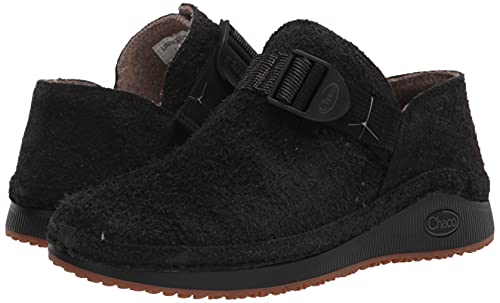 Chaco Women's Paonia Moccasin, Black, 12