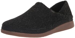 chaco men's revel moccasin, black, 9