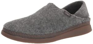 chaco women's revel moccasin, gray, 8