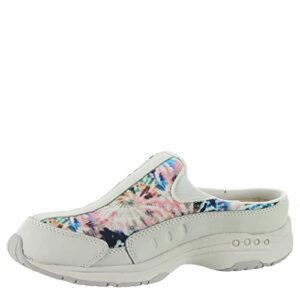 easy spirit traveltime mule womens slip on 9 2an us whitemultitie dye