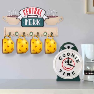 KINVI Friend TV Merchandise Cookie Jar Decorative Replica in Monica’s Geller Kitchen,Biscuit Tin Made of Ceramic to Storing Candy,Great Present