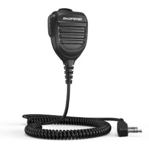 baofeng microphone walkie talkie speaker mic remote k head police shoulder mic for baofeng bf-f8hp uv-5r 5rm uv-21r k5plus gm-15 pro uv-5g plus gm-5rh uv-17r tidradio td-h3 td-h8 quansheng uv-k5