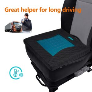 Sojoy Gel Enhanced Seat Cushion,Non-Slip Gel&Memory Foam Coccyx Cushion,Home Office Chair Pad,Car Truck Driver Seat Cushion for Tailbone Back Pain Relief