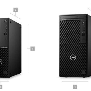 Dell Optiplex 3000 3090 SFF Small Form Factor Desktop (2021) | Core i5-256GB SSD - 16GB RAM | 6 Cores @ 4.6 GHz - 10th Gen CPU