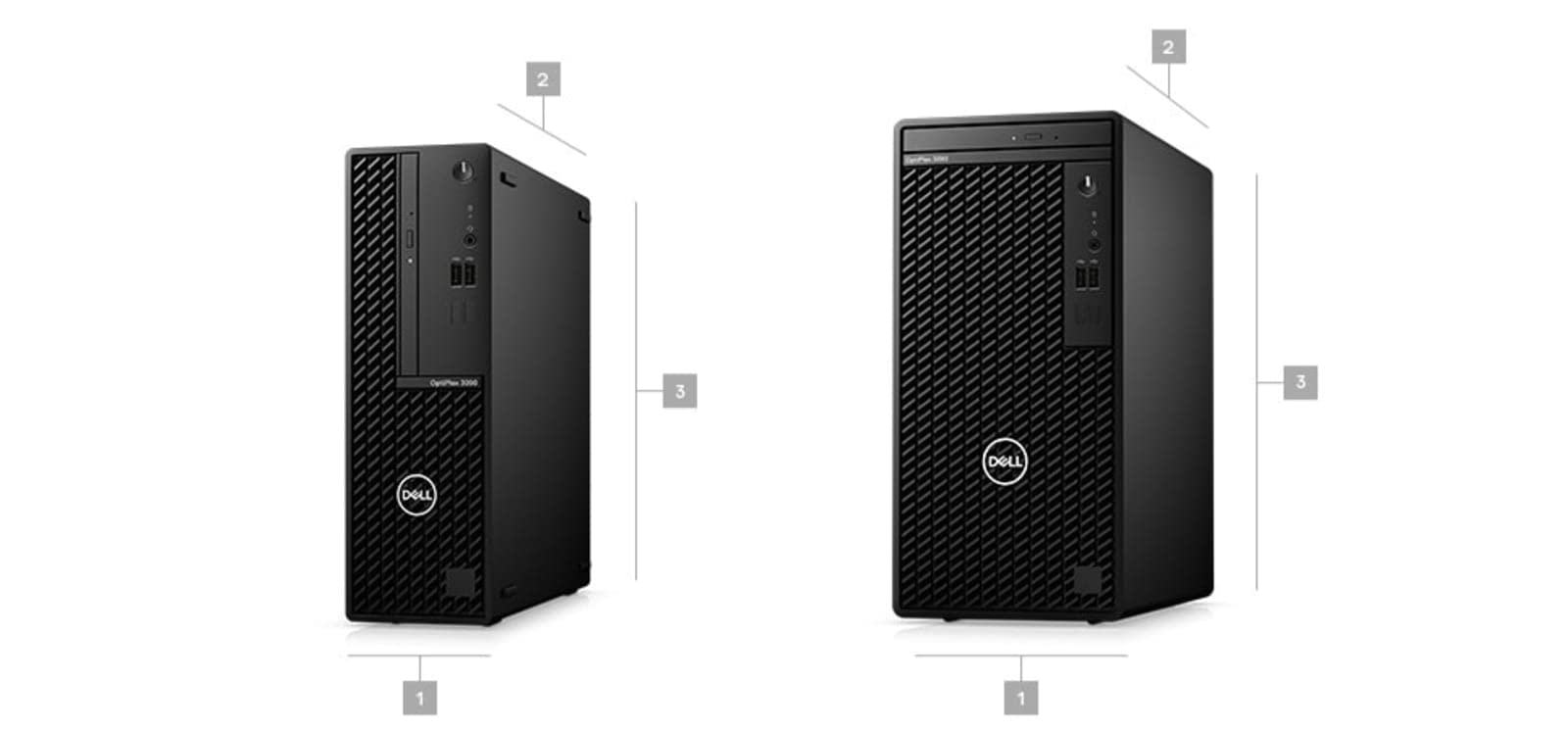 Dell Optiplex 3000 3090 SFF Small Form Factor Desktop (2021) | Core i5-256GB SSD - 16GB RAM | 6 Cores @ 4.6 GHz - 10th Gen CPU