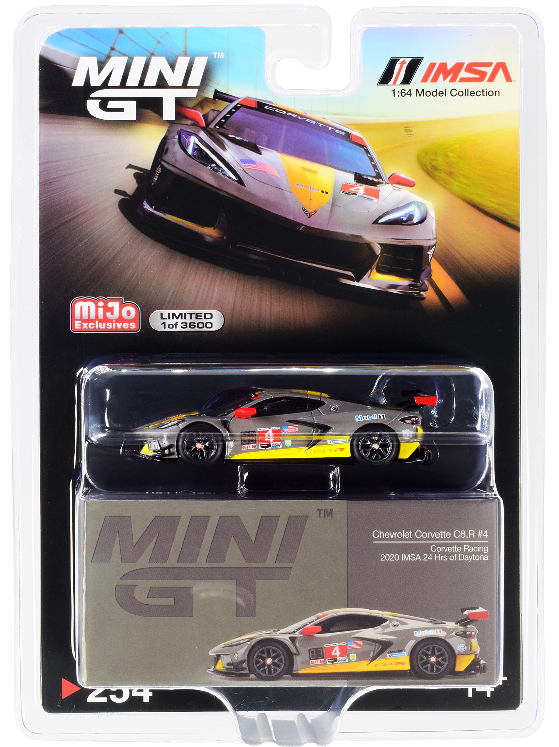 Truescale Miniatures Chevy Corvette C8.R #4 IMSA 24H of Daytona (2020) Limited Edition to 3600 Pieces Worldwide 1/64 Diecast Model Car by True Scale Miniatures MGT00254