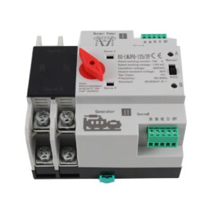 CDZHLTG 2P 100A 110V Dual Power Automatic Transfer Switch Generator Changeover Switch Tools Dual Power Transfer Switch Din Rail Type 50HZ/60HZ