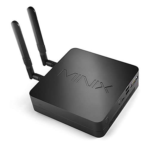 MINIX NGC-5 Pro, Intel i5-10210U 8GB/256GB NVMe SSD Windows 11 Pro Mini PC, Triple 4K @ 60Hz Display/HDMI 2.0/ USB-C/DP/Wi-Fi6/ 2xGigabit Ethernet/4USB 3.1. Support 4G LTE, SSD (SATA), Auto Power On