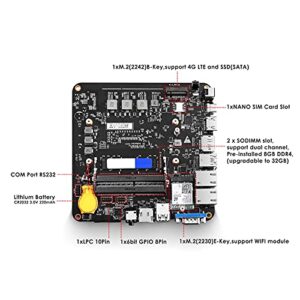 MINIX NGC-5 Pro, Intel i5-10210U 8GB/256GB NVMe SSD Windows 11 Pro Mini PC, Triple 4K @ 60Hz Display/HDMI 2.0/ USB-C/DP/Wi-Fi6/ 2xGigabit Ethernet/4USB 3.1. Support 4G LTE, SSD (SATA), Auto Power On