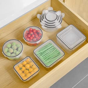 48 PCS Larger Food Storage Containers, 2.7~85 OZ (24 Stackable Plastic Containers and 24 Lids) - 100% Airtight & BPA-Free & Microwave, Dishwasher Safe Food Storage with Chalkboard Labels & Marker……