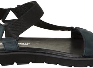 Timberland Women's Bailey Park Webbing-Strap Sandal, Black Nubuck, 8