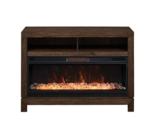 ChimneyFree Gifford Media Console & 42" Firebox - Prairie Brown, 42MM6205-M374 & 42II042FGT