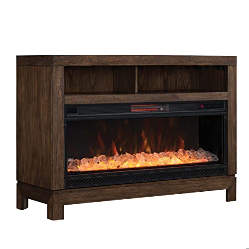 ChimneyFree Gifford Media Console & 42" Firebox - Prairie Brown, 42MM6205-M374 & 42II042FGT