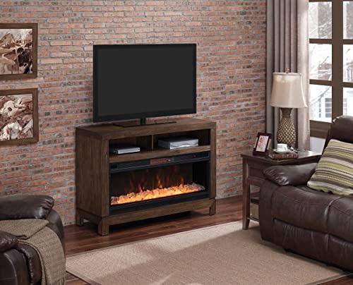 ChimneyFree Gifford Media Console & 42" Firebox - Prairie Brown, 42MM6205-M374 & 42II042FGT