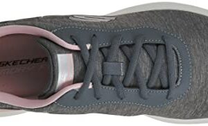 Skechers Sport Women's Women's Skech-AIR Dynamight Sneaker, CCPK=Charcoal/Pink, 5.5