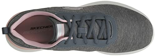 Skechers Sport Women's Women's Skech-AIR Dynamight Sneaker, CCPK=Charcoal/Pink, 5.5