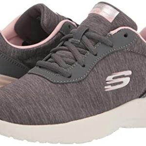 Skechers Sport Women's Women's Skech-AIR Dynamight Sneaker, CCPK=Charcoal/Pink, 5.5