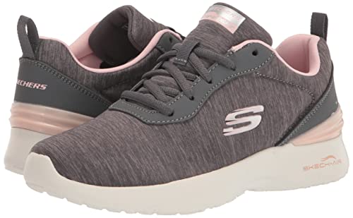 Skechers Sport Women's Women's Skech-AIR Dynamight Sneaker, CCPK=Charcoal/Pink, 5.5