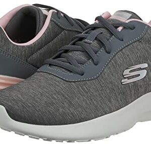 Skechers Sport Women's Women's Skech-AIR Dynamight Sneaker, CCPK=Charcoal/Pink, 5.5