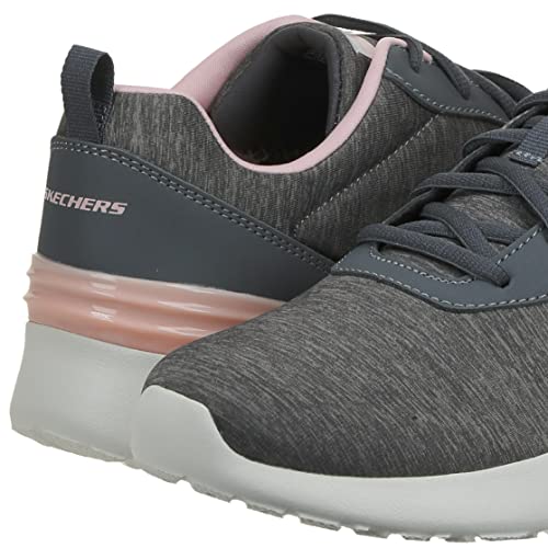 Skechers Sport Women's Women's Skech-AIR Dynamight Sneaker, CCPK=Charcoal/Pink, 5.5