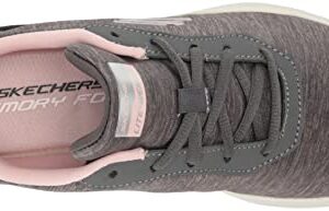 Skechers Sport Women's Women's Skech-AIR Dynamight Sneaker, CCPK=Charcoal/Pink, 5.5