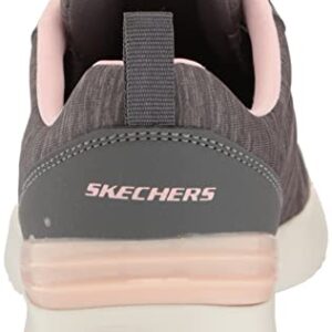 Skechers Sport Women's Women's Skech-AIR Dynamight Sneaker, CCPK=Charcoal/Pink, 5.5